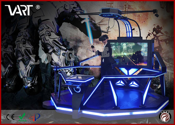 Commercial VR Gaming Machine VR HTC Vive 9D Simulador Cinema with 60inch LCD
