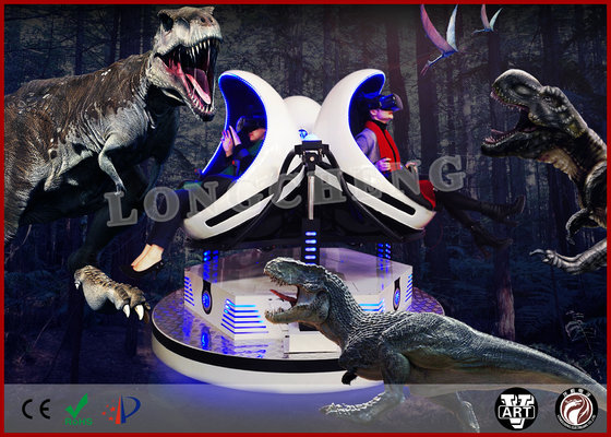 Professional Interactive VR Simulator 9D Cinema Triple-Seat VR Chair With 360 Rotation