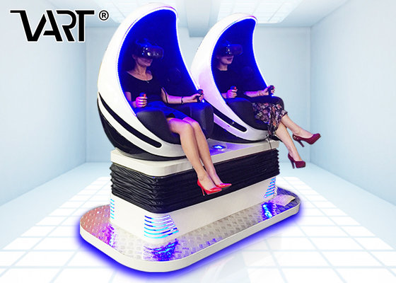 Double-Seat 9D Egg VR chair / 9D VR Simulator For Funny Shop 380V