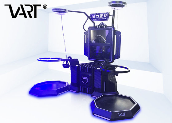 VR Walker Platform Shooting Game 9D Simulator With HTC Vive For Airport