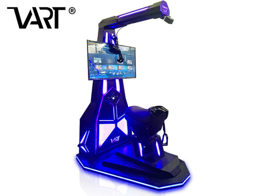 Steel And Plastic 9D Simulator / Amusement Park 9d Cinema Ride Horse