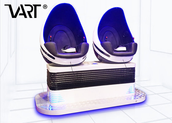 Double Seats VR Egg Chair With Leather Seat For VR Entertainment Centre