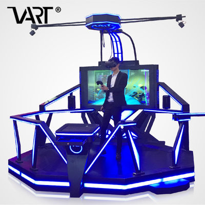 9d VR Walker VR Shooting Games with HTC Vive Glasses Stand Platform