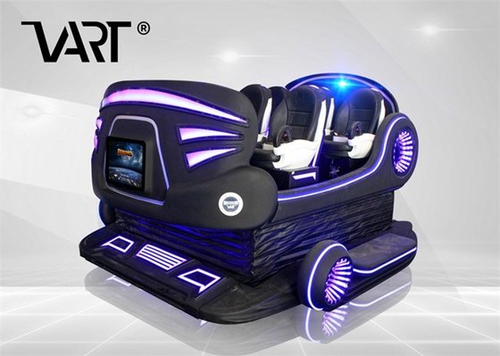 High Resolation 8.5KW Power VR 6 Seats Cinema / 9D Mobile Movie Theater