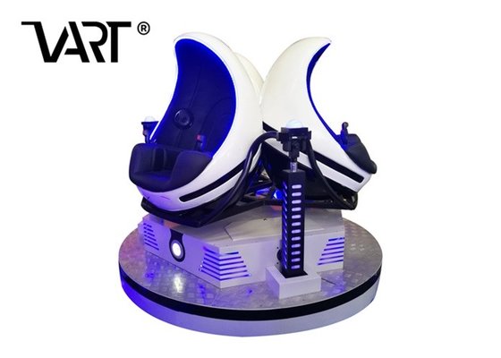 3 Seats Egg Chair 9D VR Cinema With 3 DOF Motion Control Servo System