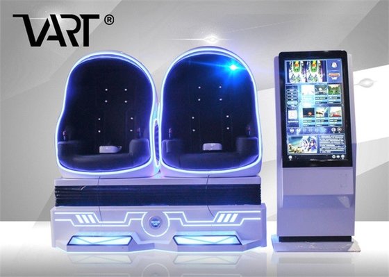 360 Degree Motion 9D Cinema Simulator / VR Egg Cinema With 1 / 2 / 3 VR Chair Seats