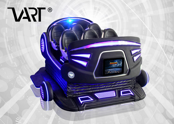 6 Players Virtual Reality Theatre / 9D VR Cinema with 6DOF Electric Platform / Console