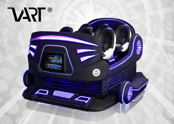 6 Players Virtual Reality Theatre / 9D VR Cinema with 6DOF Electric Platform / Console