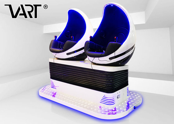 Player Control Rotation Single Seat 9D Cinema Ride Virtual Simulator 9D Egg VR Cinema