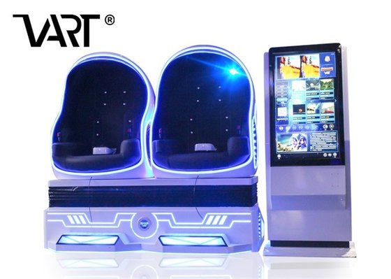 Capsule Style Double Seats 9D VR Cinema 360 Vision / Vr Video Game Simulator