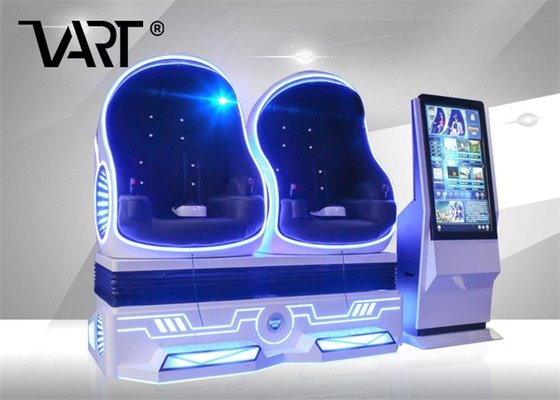 9D Virtual Reality Cinema 2 Seats for Theme Park / 9d Adventure Extreme Vr Cinemas
