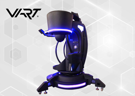 Black Birdly Flying VR Shooting Simulator With 360 Degree VR Motion Platform