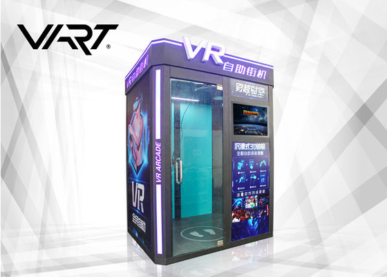 Metal Rectangle Shaped Virtual Reality VR Room With 5.1 Audio Suround Speaker