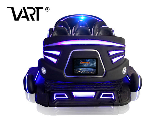 360 Degree Rotation 9D Virtual Reality Cinema Theaters With 6 Seats For Entertainment