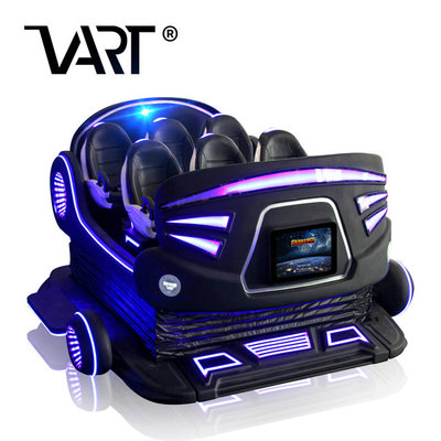 Amusement Park 9D Virtual Reality Game Machine Simulation 6 Seat CE ROHS SASO