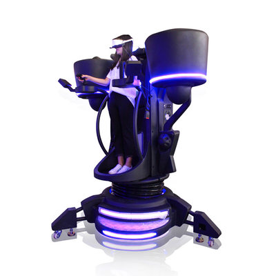 1 Player Virtual Reality Shooting Machine , 720 Degree Flight Simulator