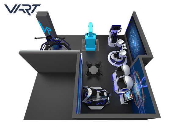 Multiplayer Virtual Reality Game Machine / Theme Park 9D VR Machine