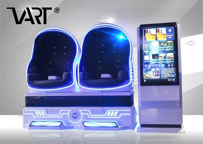 9D Virtual Reality Cinema 2 Seats for Theme Park / 9d Adventure Extreme Vr Cinemas
