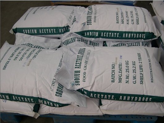 Sodium Acetate Anhydrous Powder CAS :127-09-3 For Polymerization Catalyst