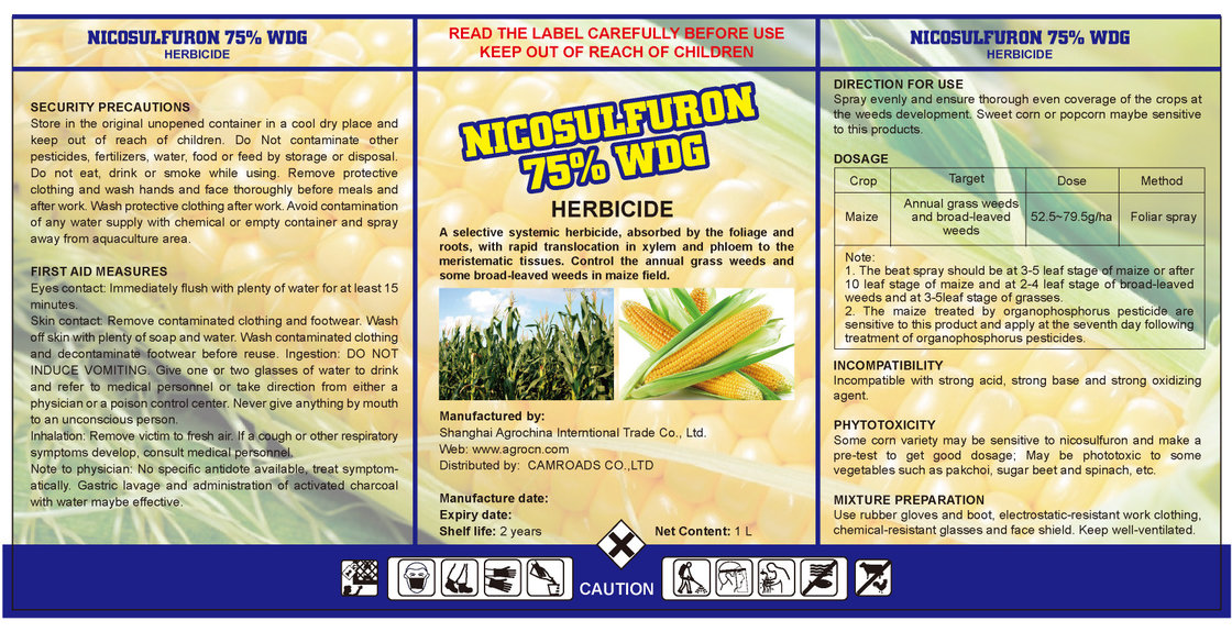 Nicosulfuron 75% WDG/HERBICIDES/Cambodia Market