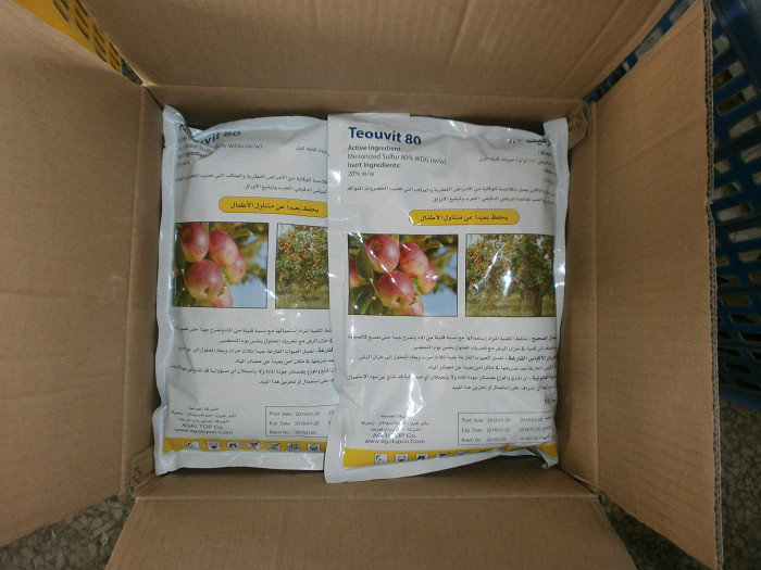 Sulfur 80% WDG/1kg/bag/fruits