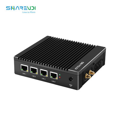 Intel celeron N3700 quad core mini pc multi lan for pFsense Firewall Fanless