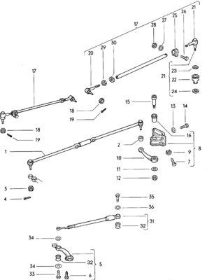 133415801   Adjustable Tie Rod for 1302& 1303 Models
