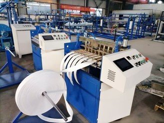 FIBC-4/6 automatic belt jumbo bag loop cut to length machine/ LoopCUT webbing FIBC/big bag cutting machine