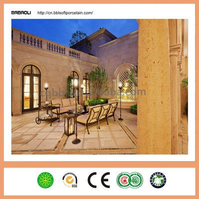 600*300mm Perfect Flexible tumbled travertine  Factory Outlet cheap price wall cladding