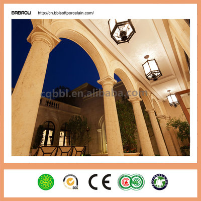600*300mm Perfect Flexible tumbled travertine  Factory Outlet cheap price wall cladding