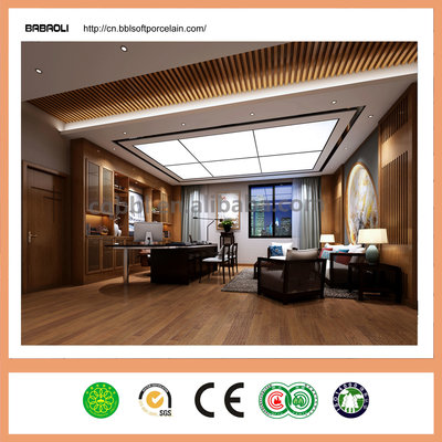 600*300mm cheap price external wall covering flexible wooden stone and   cladding  material for consutruction