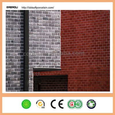 240*60mm  Eco-Friendly  Modified Clay Facing Brick Artificial Brick Wall Look Covering