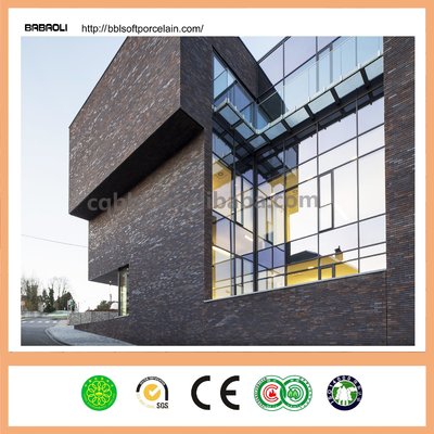 240*60mm  Eco-Friendly  Modified Clay Facing Brick Artificial Brick Wall Look Covering