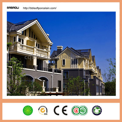 240*60mm  Outdoor Soft Veneer Brick Tile For Wall Cladding Anti-Moth Light Imitation Brick Tiles