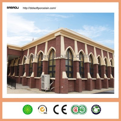 240*60mm Clay Anti-Acid Thin Flexible Faux Brick porcelain tile