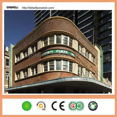 240*60mm Clay Freeze-Thaw Resistance Face soft  Brick flexible porcelain
