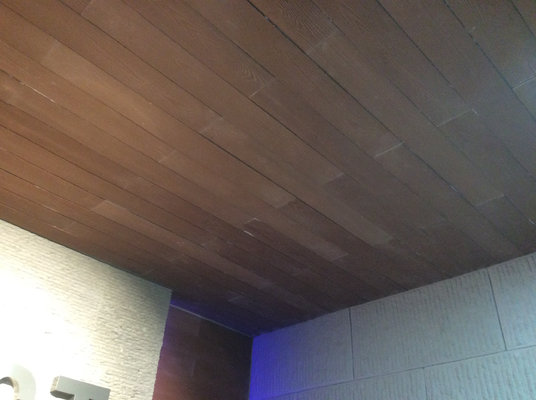 600*90mm High Technology  Eco-Friendly Anti dropping  Clay building cladding Flexible wooden tileporcelain