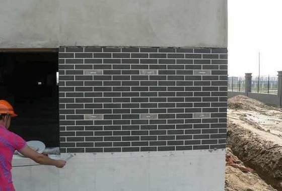 Waterproof Light exterior wall Finish Tiles flexible brick and eco-friendly cladding material