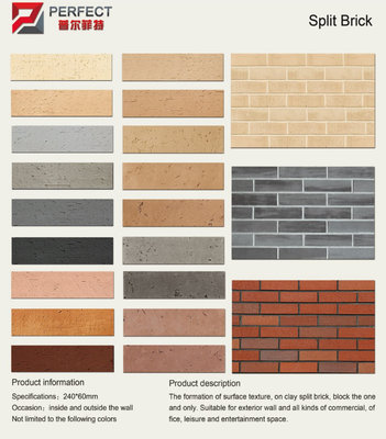 Anti-Acid Thin Flexible Tiles For Walls waterproof and fireproof cladding material