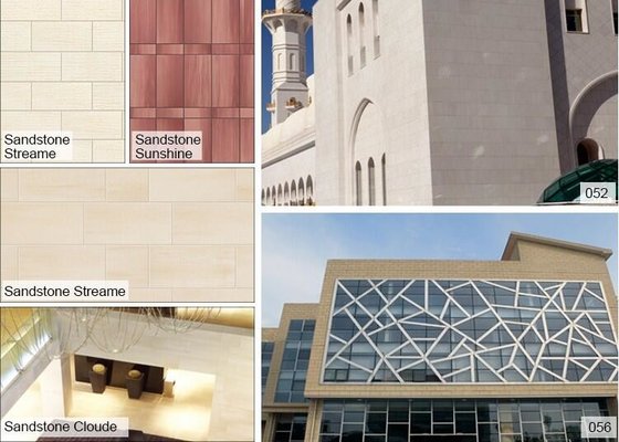 high quality flexible anti-slip waterproof comfortable sandstone outdoor flexible  wall cladding tile