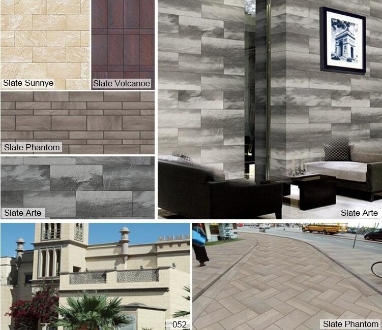 cheap price flexible slate anti-slip fireproof comfortable extrior and interior wall tile