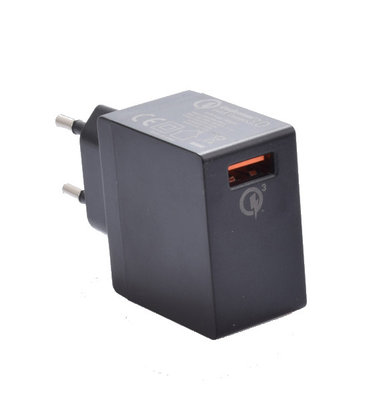 Safety Quick Charge 3.0 USB Wall Charger 18Watt 5V 2.4A With Foldable Plug