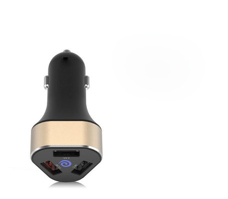 42W Quick Charge 3.0 Car Charger 12-24V Input 3 Port Type FCC ROSH Approval