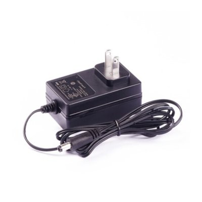 ABS Plastic Wall Power Adapter 12V 2A 24W DOE VI Efficiency , UL FCC Approval