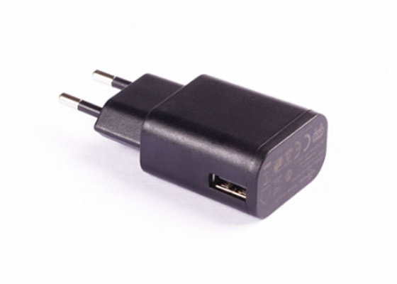 EU Plug USB AC DC Adapter , 5Volt 1A AC DC USB Charger With Overload Protection