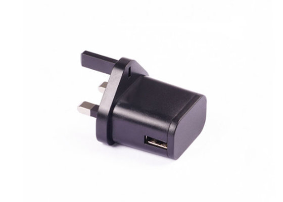 UK Plug USB AC DC Adapter 5V 1A  Wall Mounted GS CE Certification For Mobile Phones