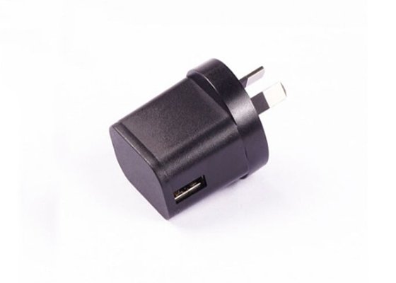 AU Plug AC DC USB Charger 5 Volt 1500mA 50000 Hours MTBF SAA Certification