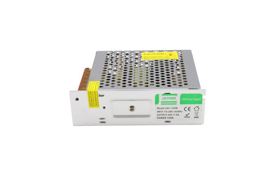 120Wattage Ac Dc Switching Power Supply 0-5A Current Range Over Temp Protection
