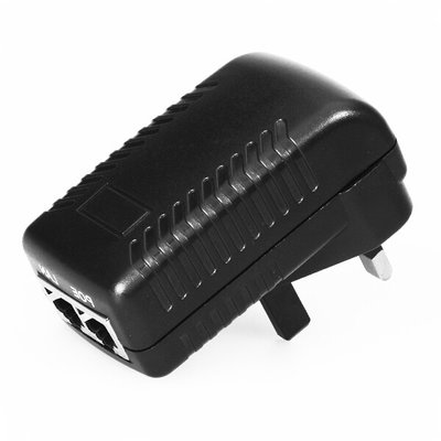 36Volt 1A POE Power Adapter , Black POE Network Adapter Low Output Ripple