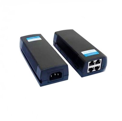 Level VI Gigabit POE Injector Adapter 6A 72W  50 / 60Hz With UL CE Approval